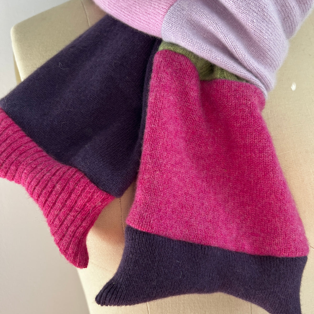 'English Garden' Narrow Cashmere Scarf – Curious Owl Designs